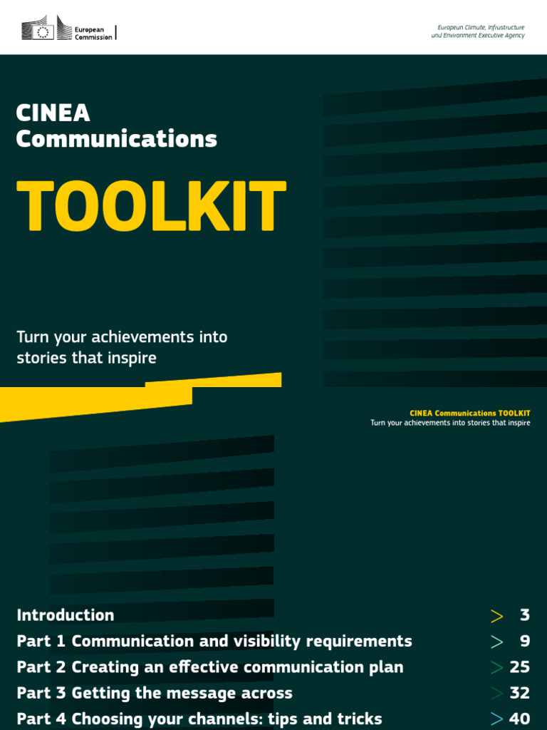 CINEA Communication Toolkit Guide | PDF | Goal | Communication