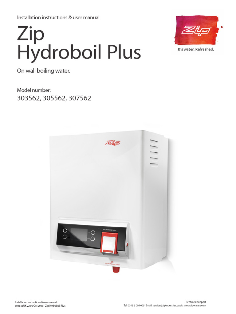 Hydroboil Plus Installation | PDF | Electrical Connector | Menu (Computing)