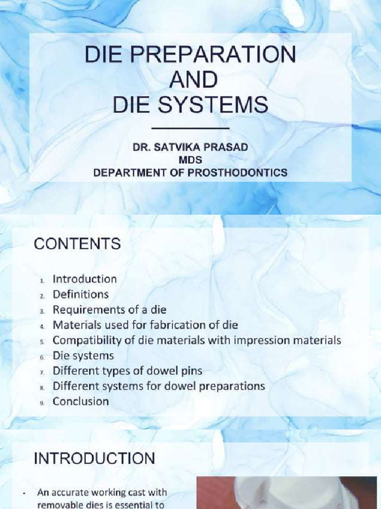 Die Prep | PDF