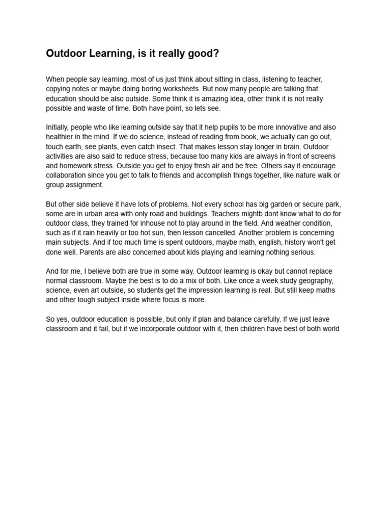 EFL Veer Writing | PDF