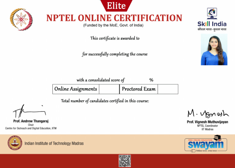 Research Methodology Course Certificate | PDF