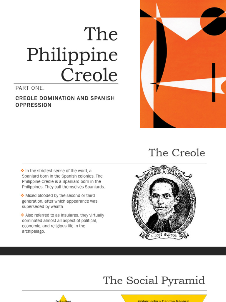 The Creole in Philippine History 1 | PDF