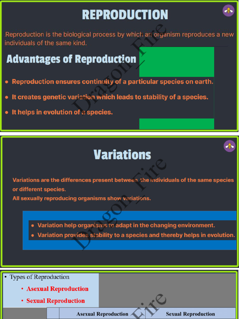 Asexual Reproduction and Contraception Methods | PDF | Reproductive ...