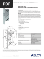 Abloy EL560/EL561 Electric Lock Specs | PDF | Equipment | Manufactured ...