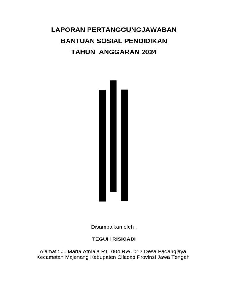 contoh lpj | PDF