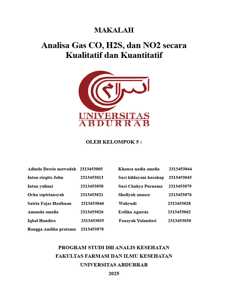 MAKALAH KELOMPOK 5 | PDF