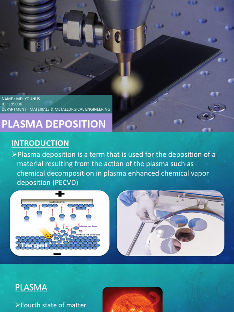 Plasma Deposition | PDF