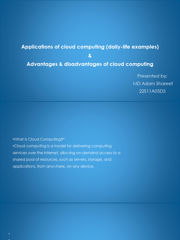 Cloud Computing | PDF