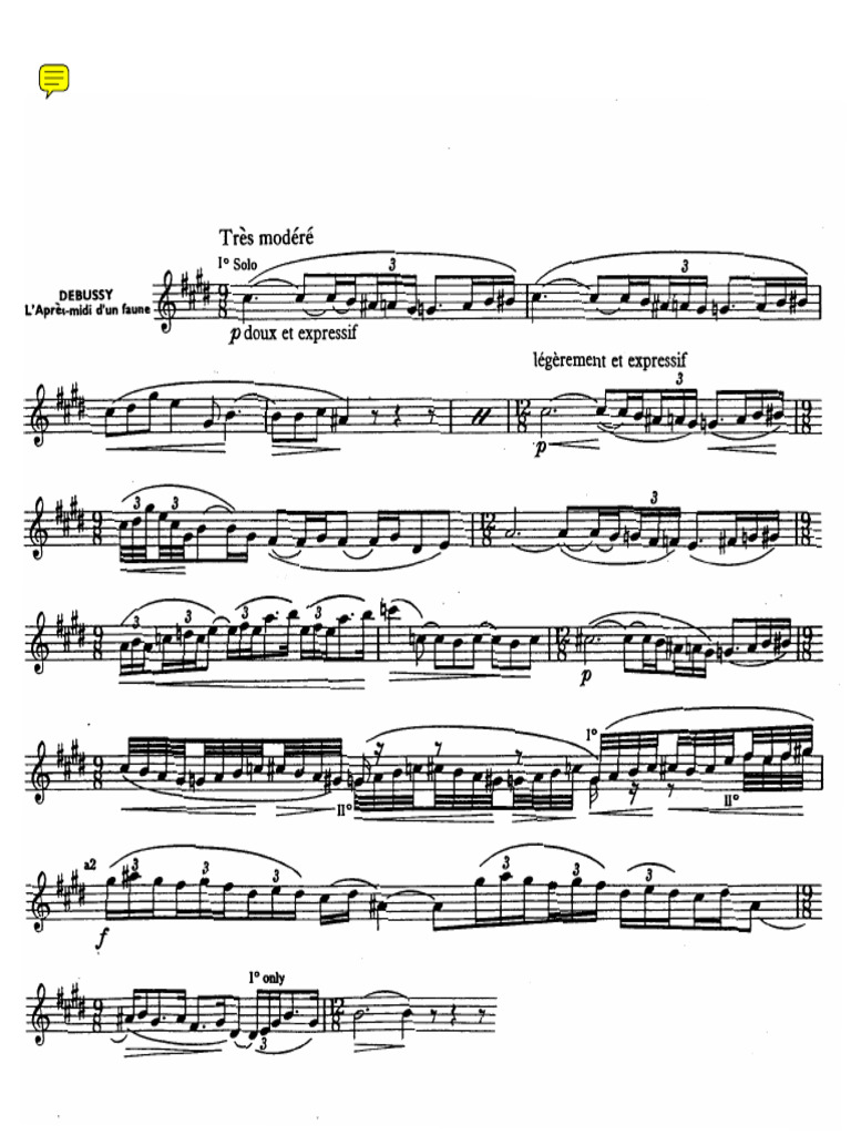 Flute Excerpts | PDF