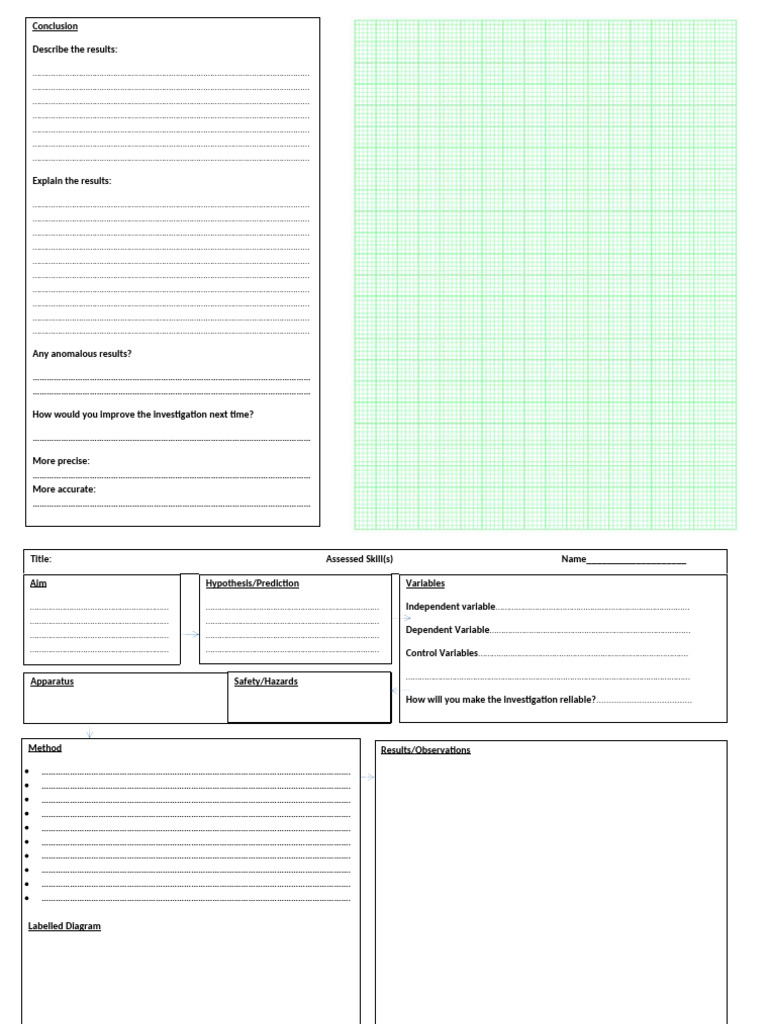 Investigation Results and Analysis Guide | PDF | Scientific Method ...
