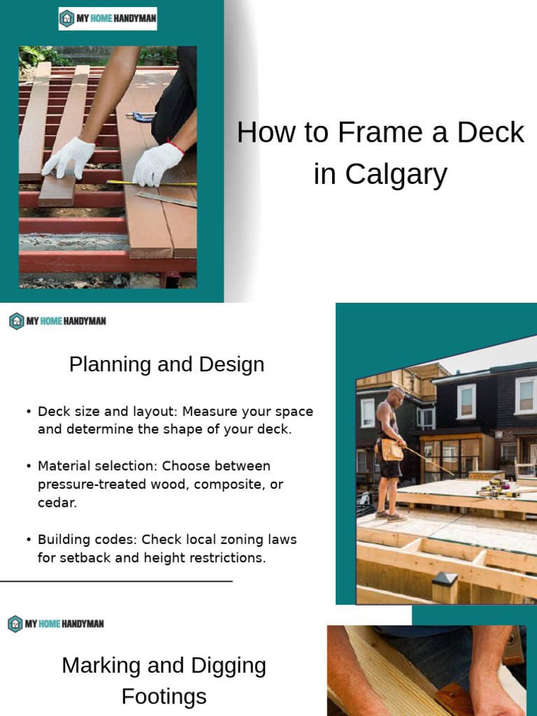 Deck Framing Guide for Calgary Homes | PDF