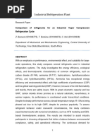 R717 Ammonia Refrigerant Overview | PDF | Thermodynamics | Chemical ...