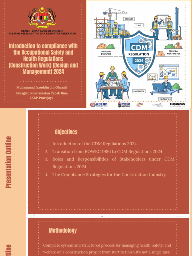 CDM Regulations 2024: Compliance Guide | PDF | Stairs | Occupational ...