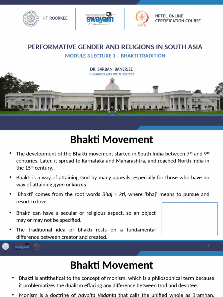 Bhakti Tradition in South Asian Religions | PDF | Brahman | Bhakti Movement