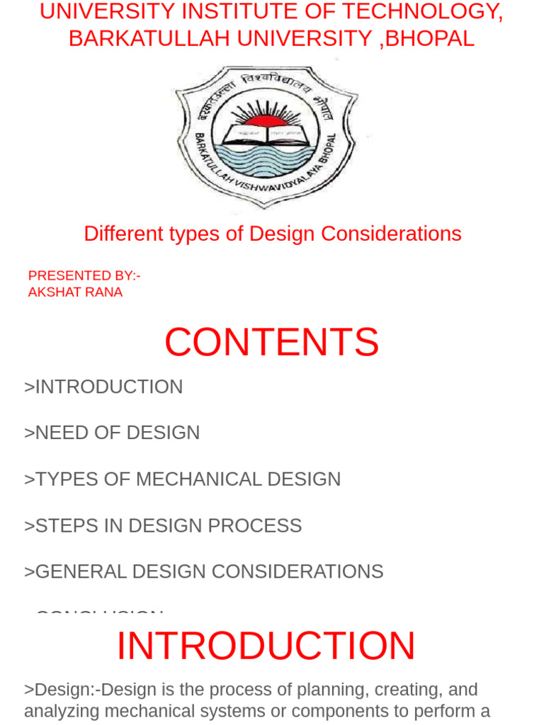 Mechanical Design Considerations Guide | PDF | System | Force