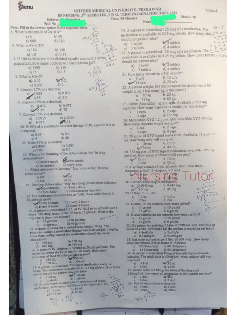 Mathematics 2023 Past Paper | PDF