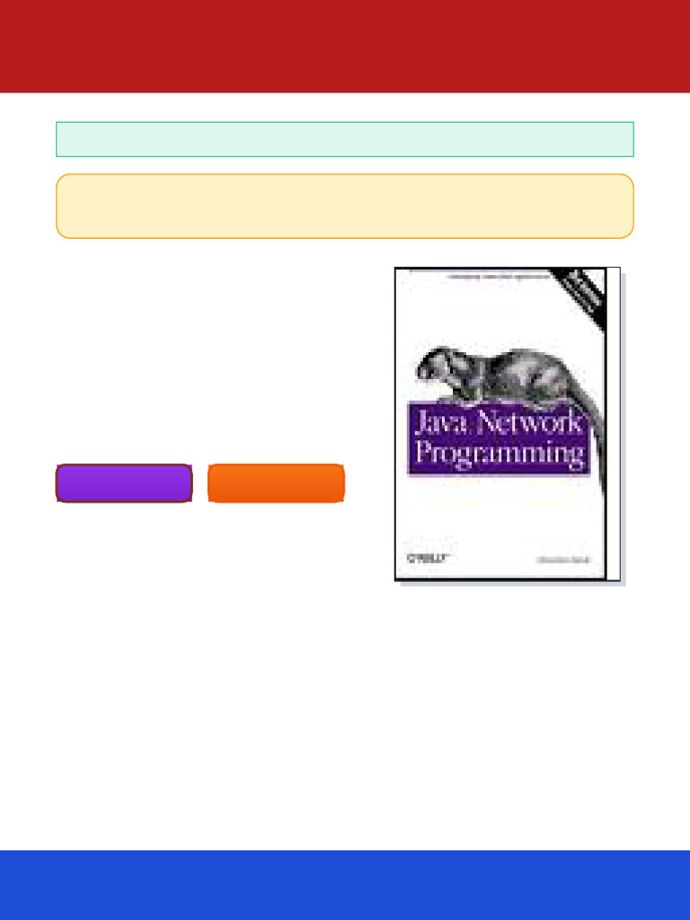 Java Network Programming Developing Networked Applications 4th Edition ...