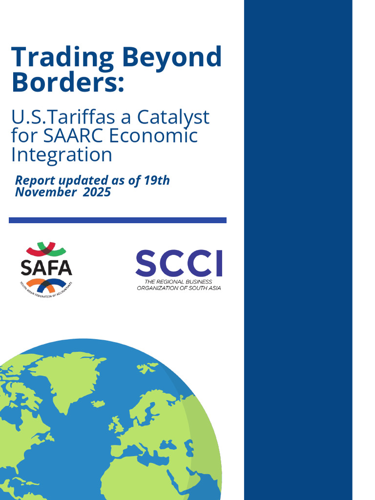 U.S. Tariffs and SAARC Economic Integration | PDF | Tariff | Exports