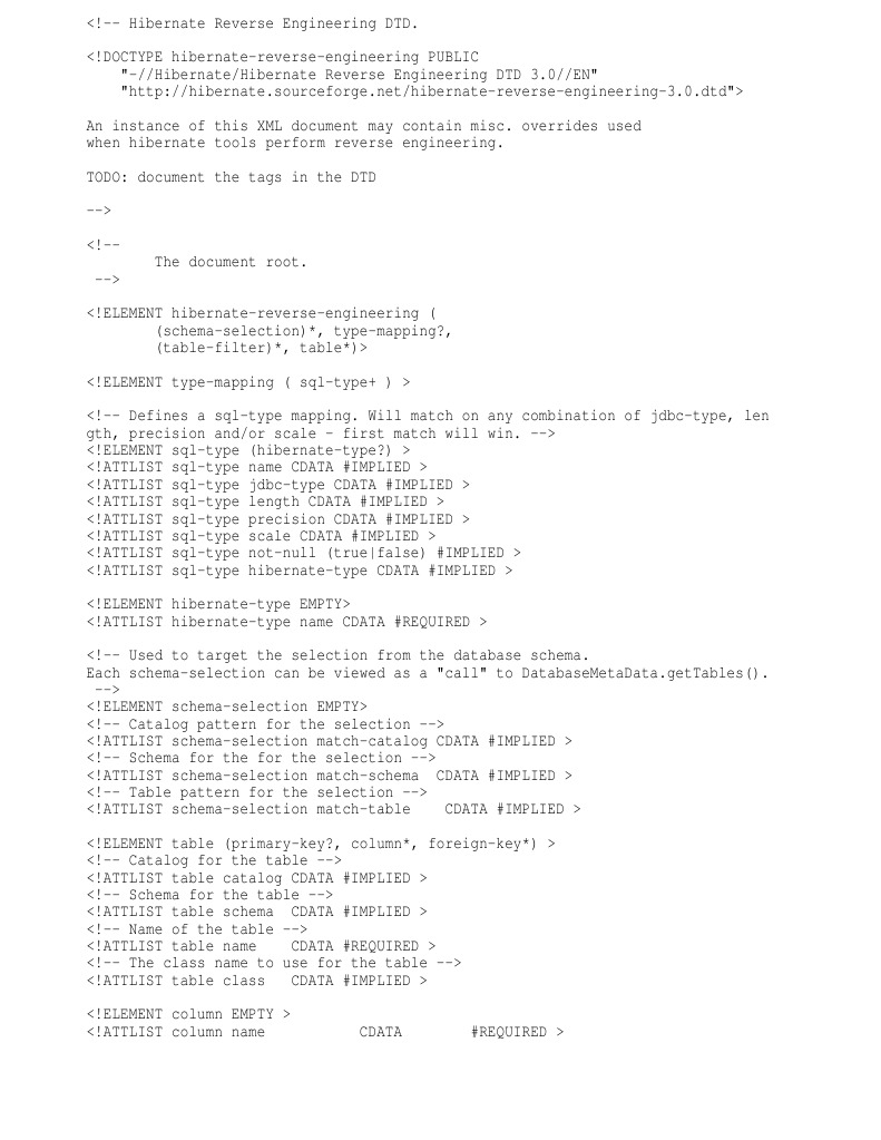 Hibernate Reverse Engineering | PDF | Data Model | Information ... Hibernate Reverse Engineering | PDF | Data Model | Information ...