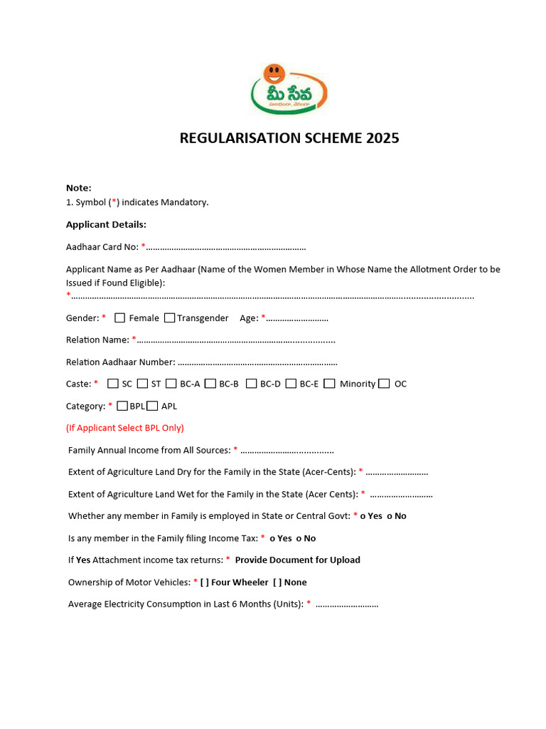 GO 30 Annexures and Application Form | PDF | Identity Document