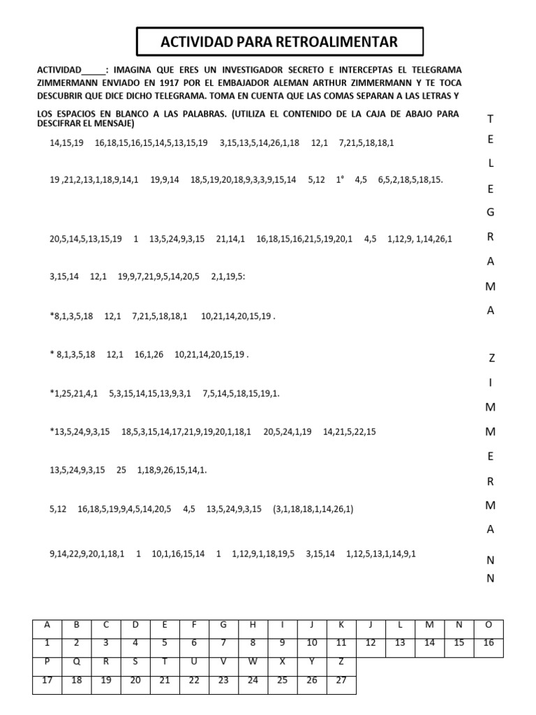 Telegram A | PDF