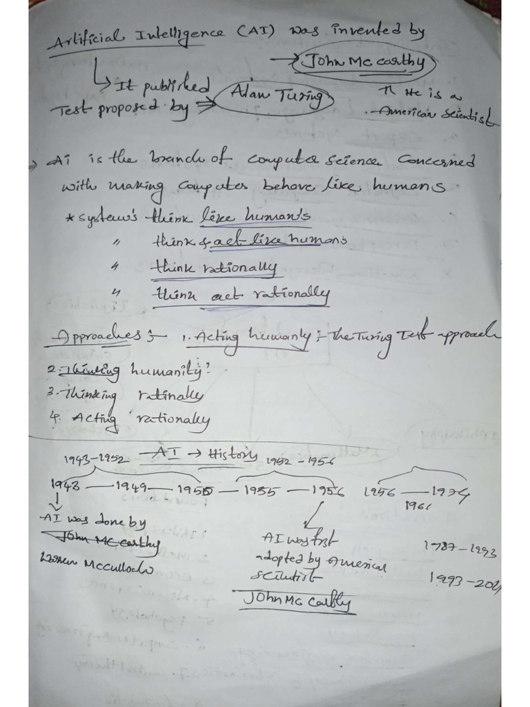 Ai Notes | PDF