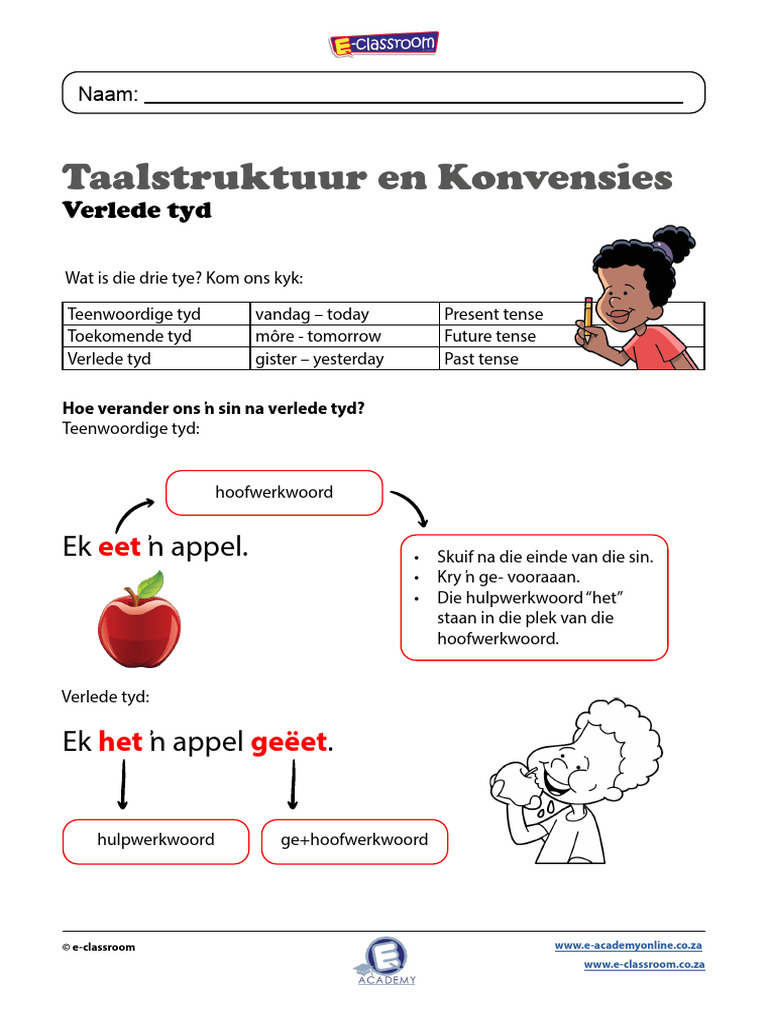 Tyd Verlede Tyd | PDF