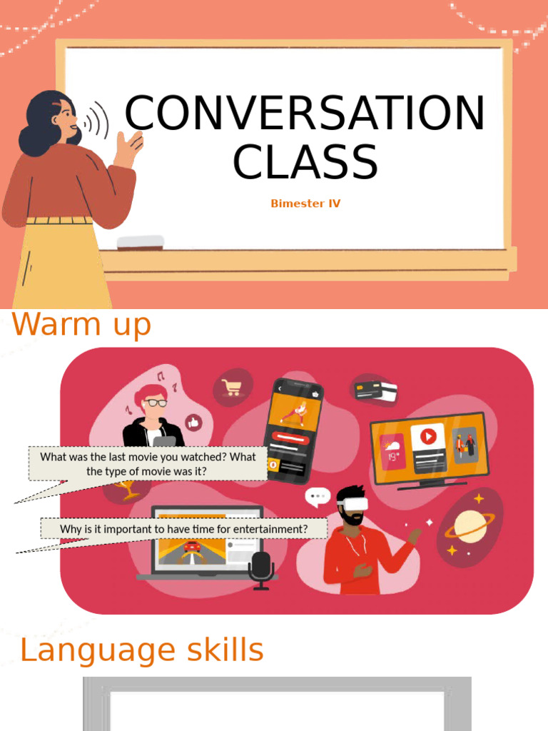 Movie Conversation Class Guide | PDF