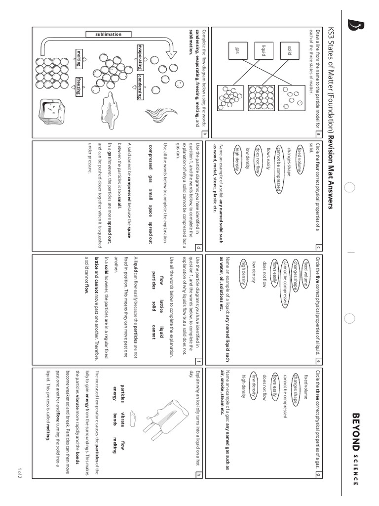 Understanding States of Matter: Liquids vs Solids | PDF | Liquids | Gases