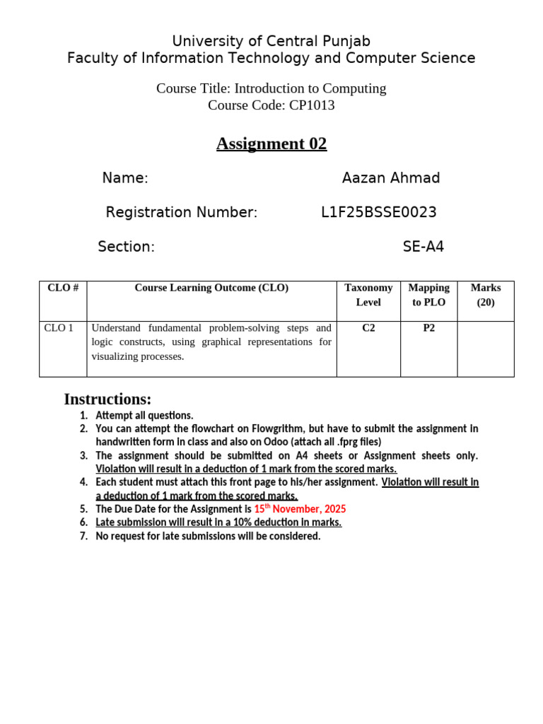 Assign 02 Itc | PDF | Software Engineering | Computer Programming