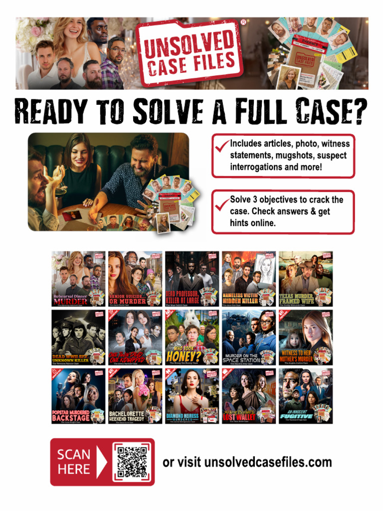Unsolved Case Files Fox 14 | PDF