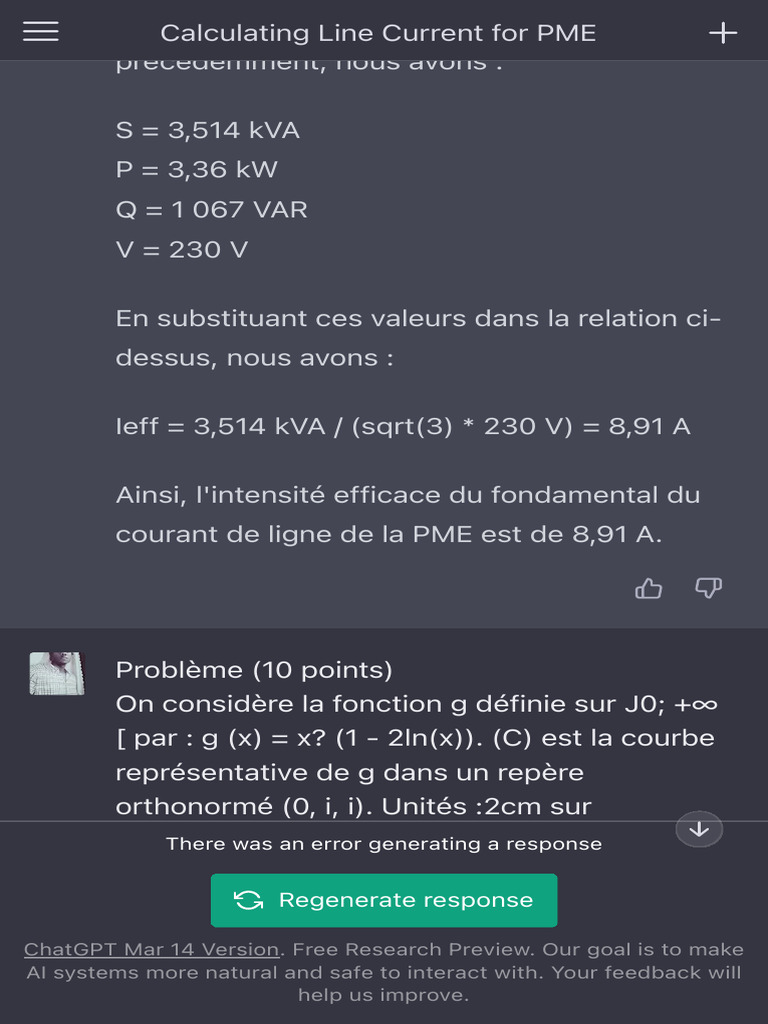 Calcul de l'intensité efficace PME | PDF