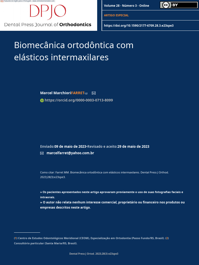 2023 Ferret 2023 elasticos intermaxilares portugues | PDF | Dente ...