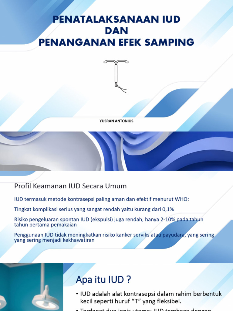 Panduan Lengkap Pemasangan IUD dan Efek Samping | PDF