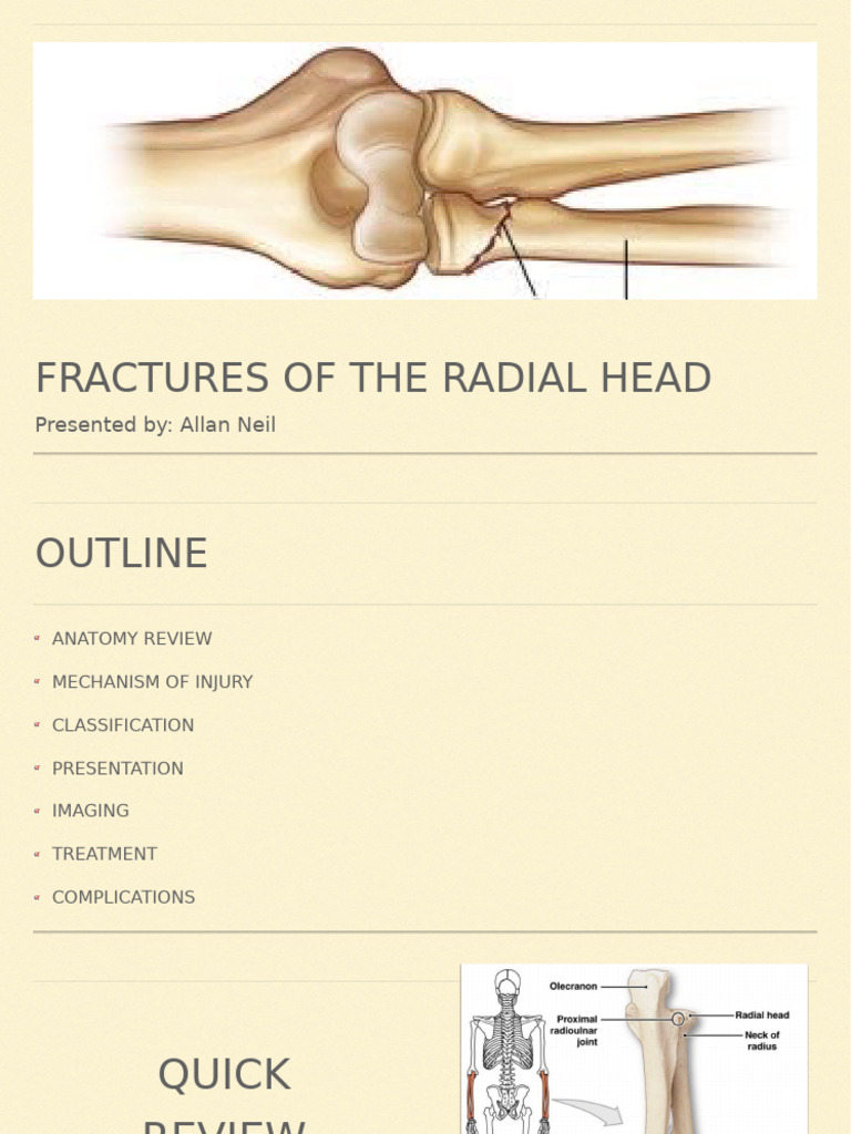 10. Radial Head Fracture | PDF | Elbow | Anatomical Terms Of Motion