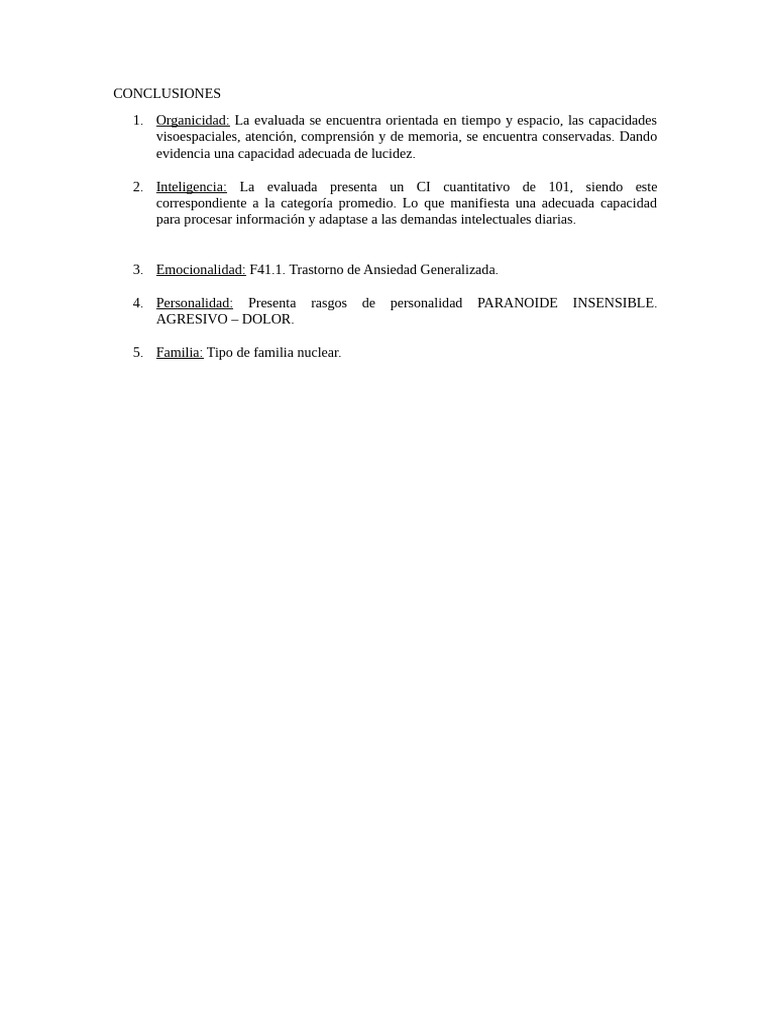 Conclusion Es | PDF