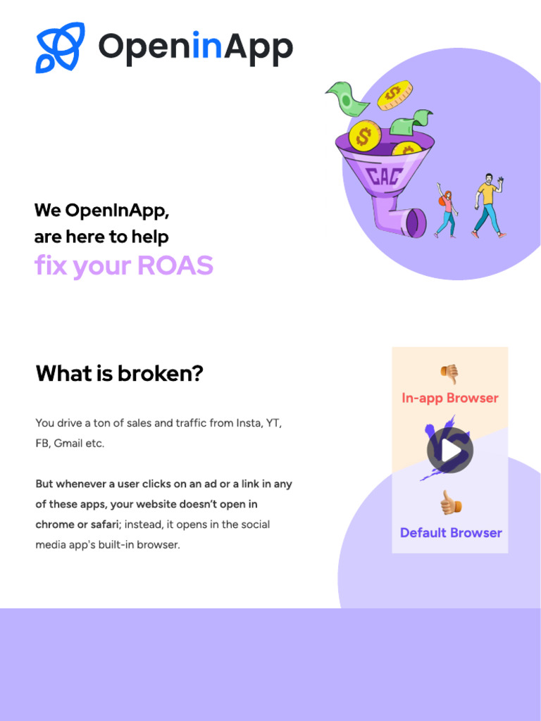 OpenInApp - For - D2C - Brands - Compressed Compressed | PDF
