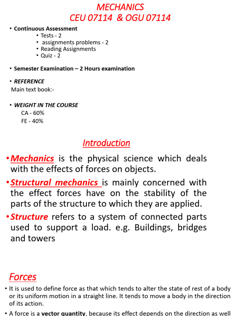 Understanding Structural Mechanics and Forces | PDF | Structural Load ...
