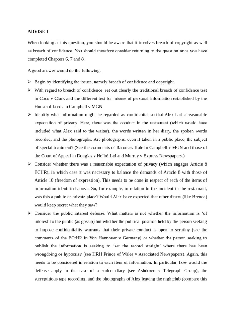 Advises | PDF | Copyright