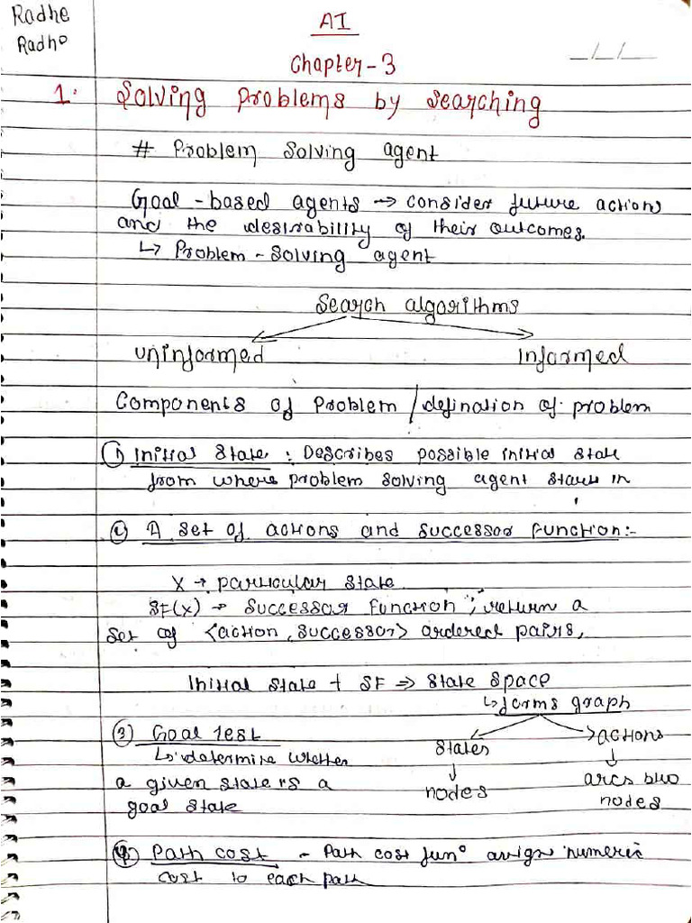 Artificial Intelligence Notes | PDF