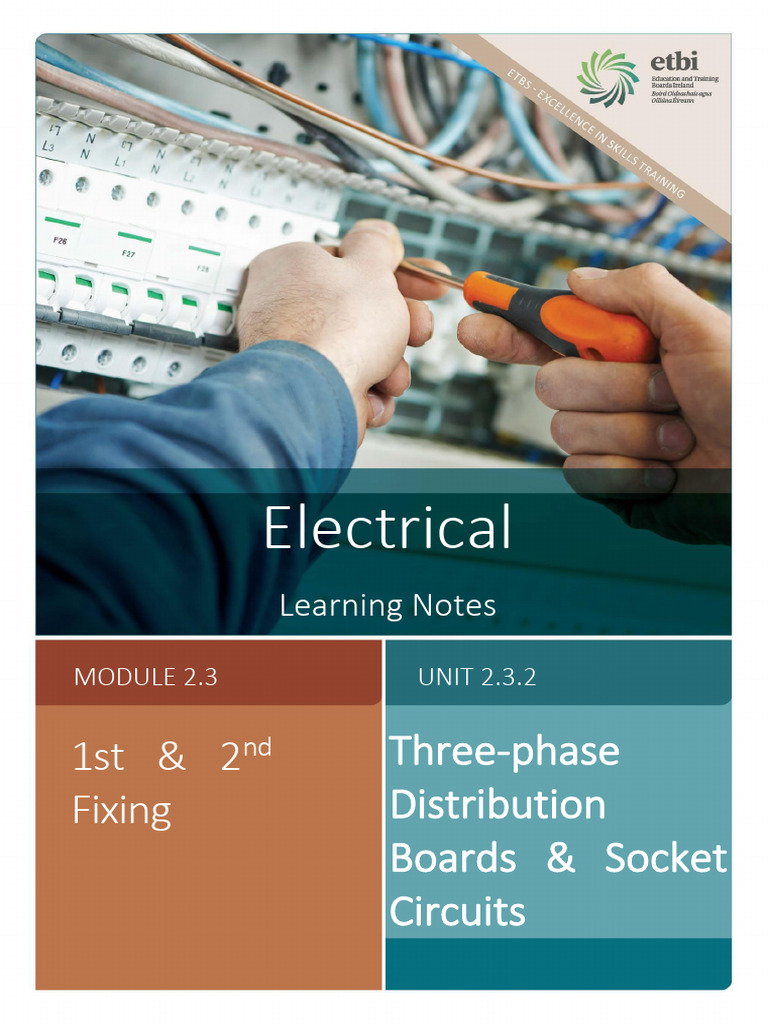 Three-Phase Distribution Board Guide | PDF | Fuse (Electrical) | Ac ...