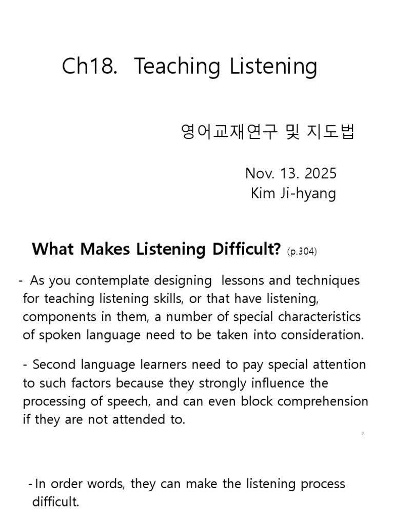 Teaching Effective Listening Skills | PDF | Linguistics | Human ...