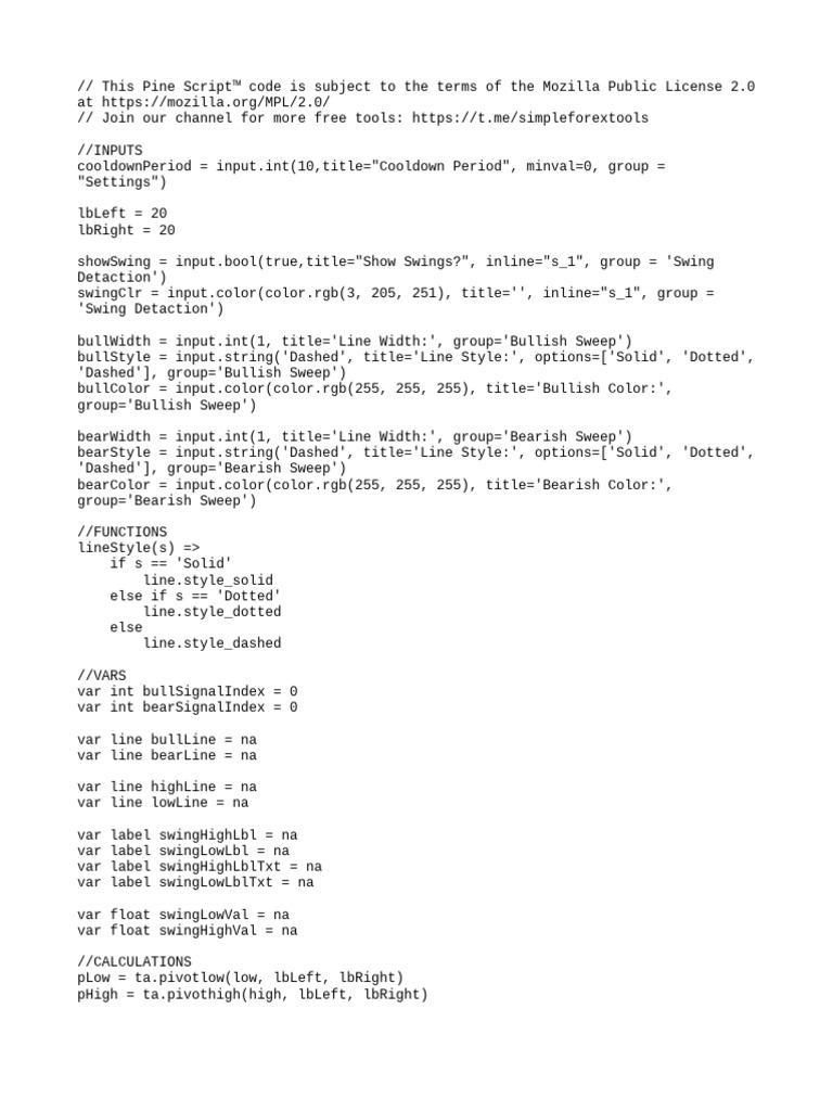 Indicator Simple Algo v5 for TradingView (1) | PDF | Market (Economics ...