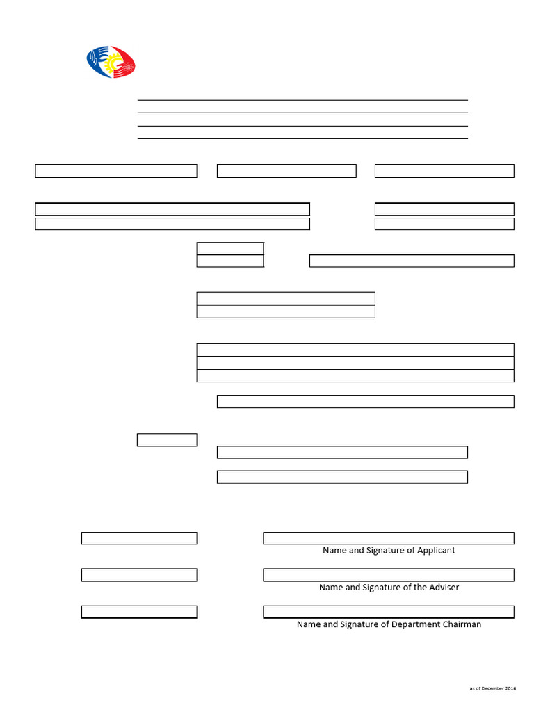 Sandwich Program Form | PDF