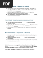 Formal Letter Writing Guide for Class 8 | PDF