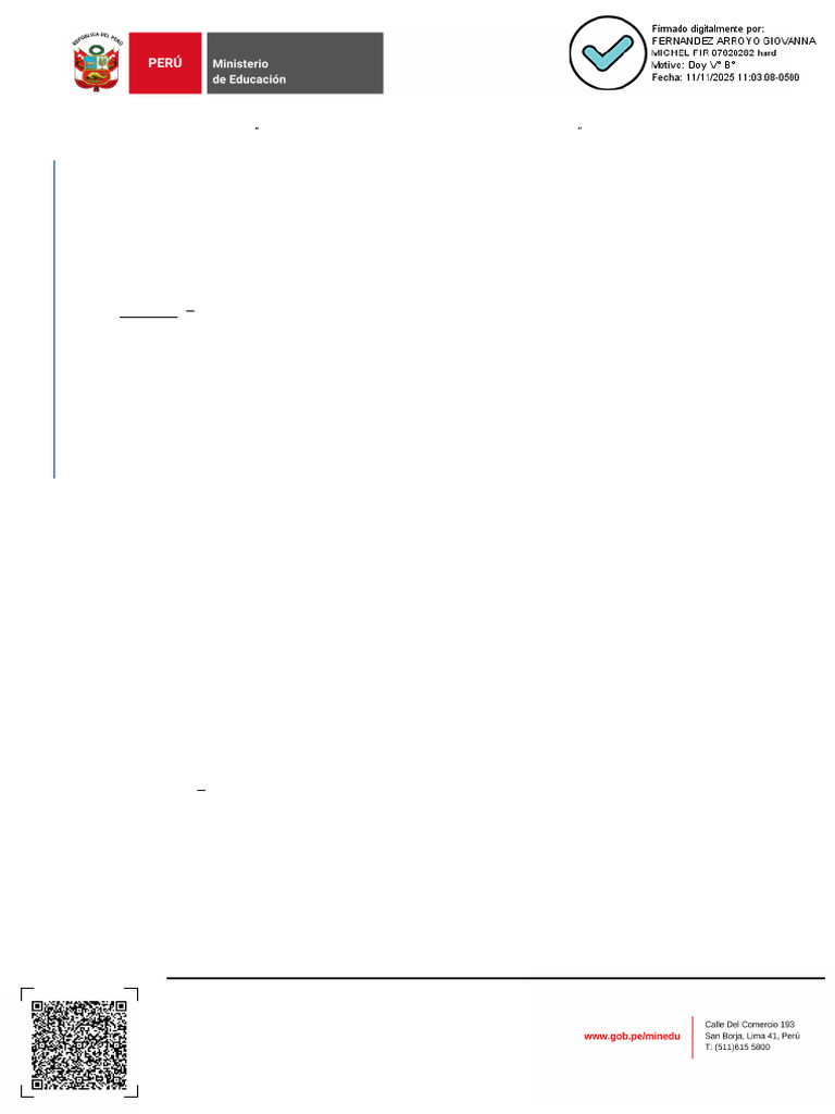 Oficio Múltiple n.º 00019 2025 Minedu Vmgp Digere | PDF
