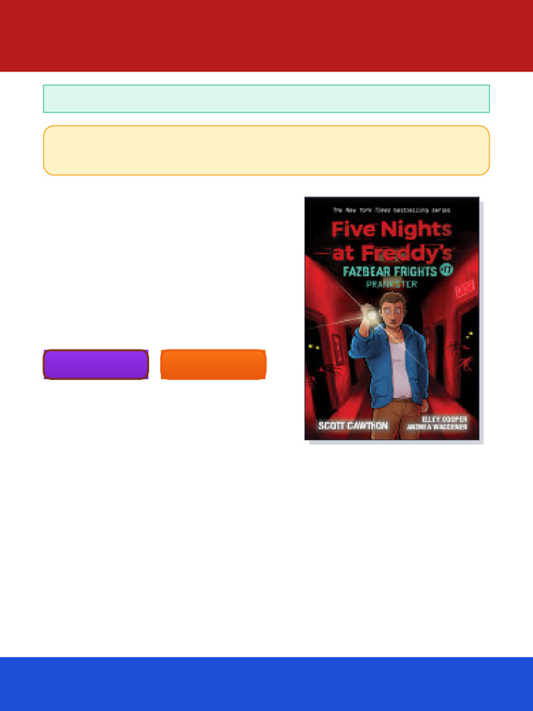 Prankster An AFK Book Five Nights at Freddy S Fazbear Frights 11 S ...