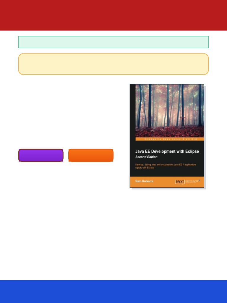 Java EE Development with Eclipse - Second Edition Ram Kulkarni ebook ...