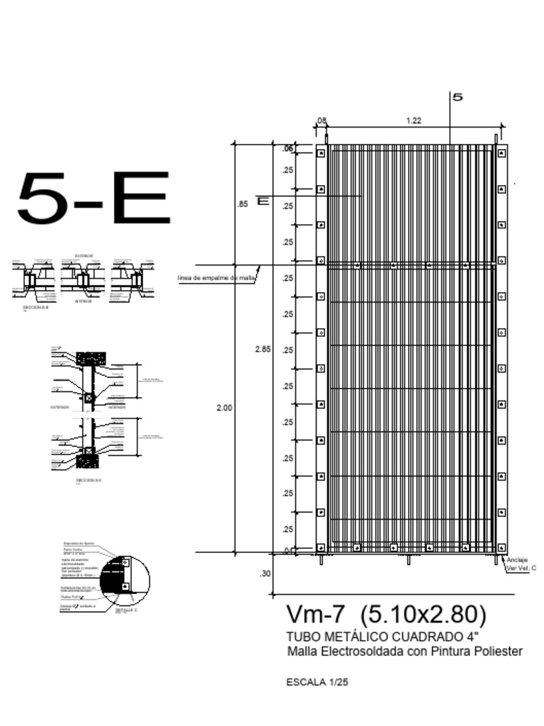 Detalle de Malla | PDF | Procesos industriales | Materiales