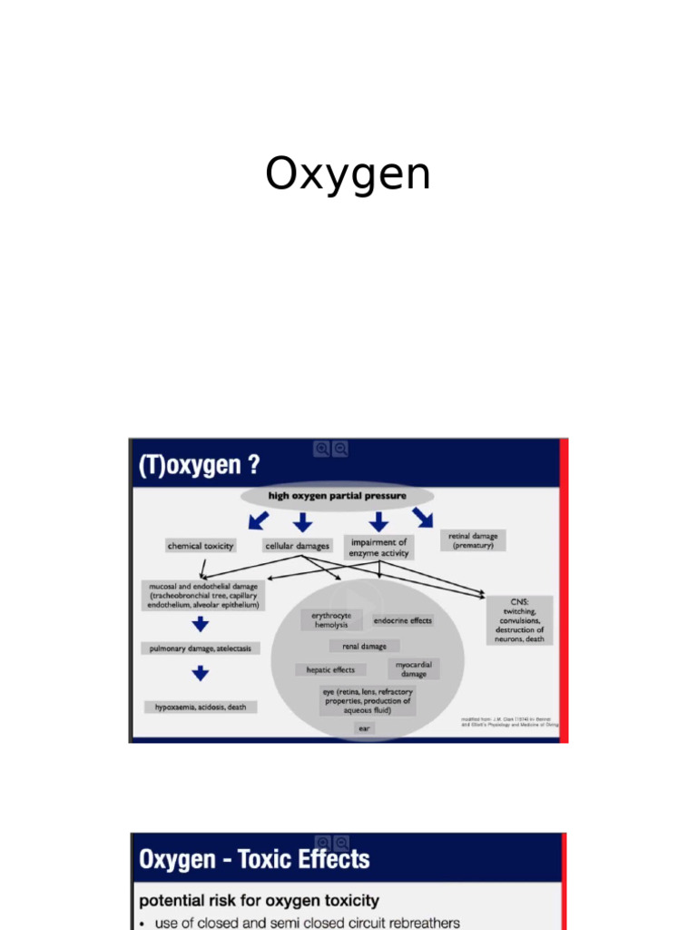 Oxygen Toxicity | PDF